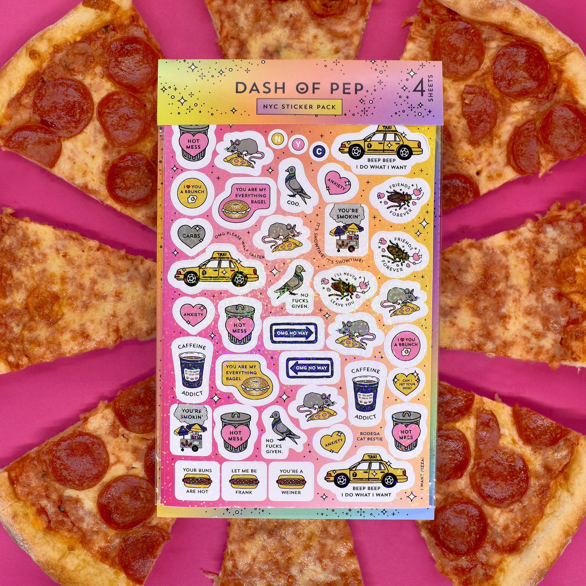 NYC Stickers – DASH OF PEP
