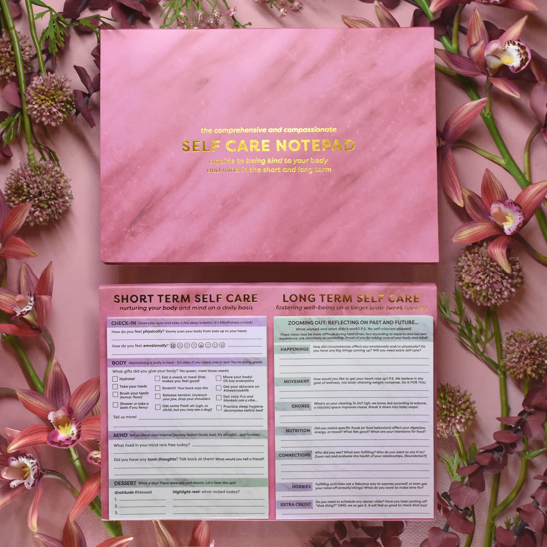 The Ultimate Self Care Notepad – DASH OF PEP